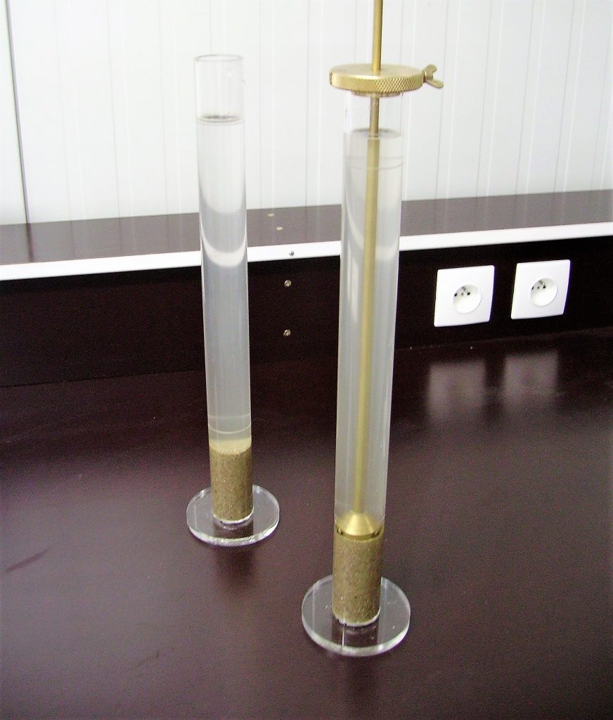 Essai d'équivalent de sable - AGGERIS